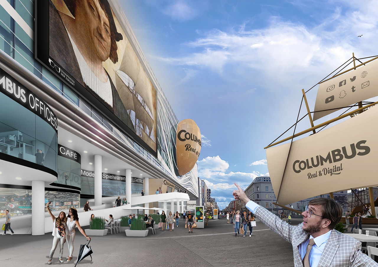 COLUMBUS CENTER MODERNISIERUNG - HUBER ARCHITEKTUR